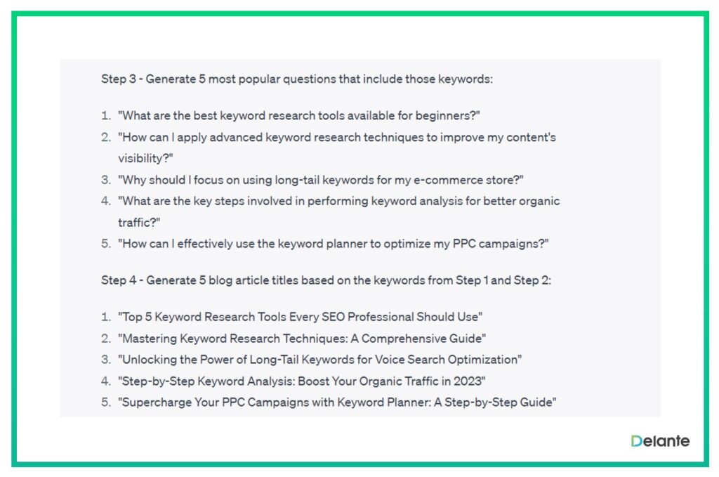 How to Use ChatGPT for Keyword Research - 20 Prompts & SEO Results ...
