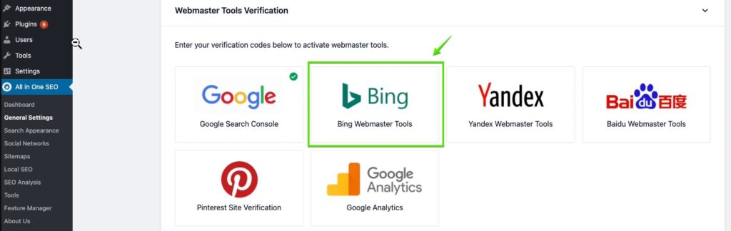 How to Add a Website to Bing Webmaster Tools | SEO / SEM Agency: Delante